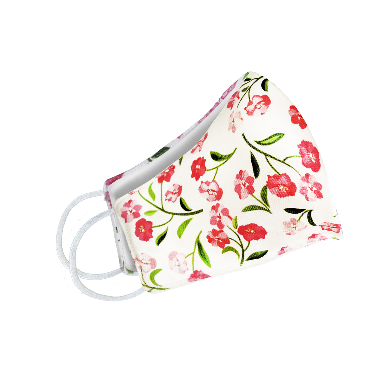 Pink Roses Floral Face Mask | MASK BY DESIGN