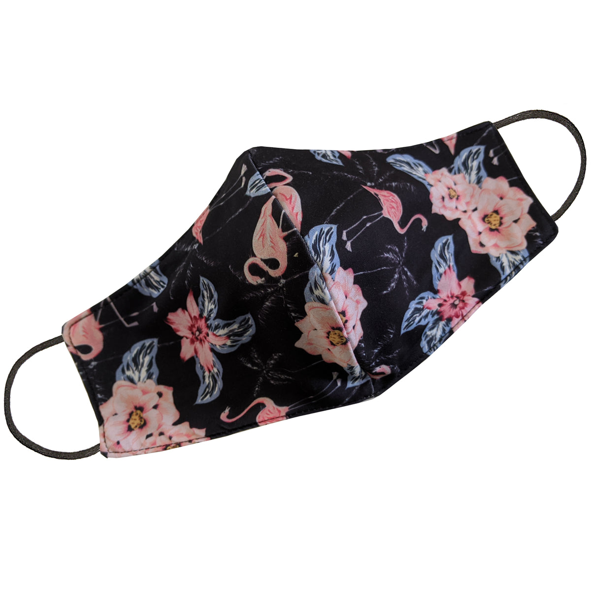Black Flamingo Face Mask | MASK BY DESIGN